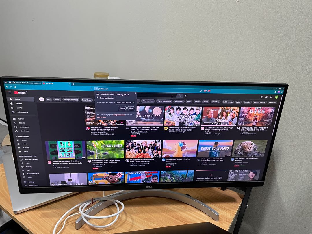 Monitor Screen LG 29" 29WN600 WFHD UltraWide IPS Display Monitor ...