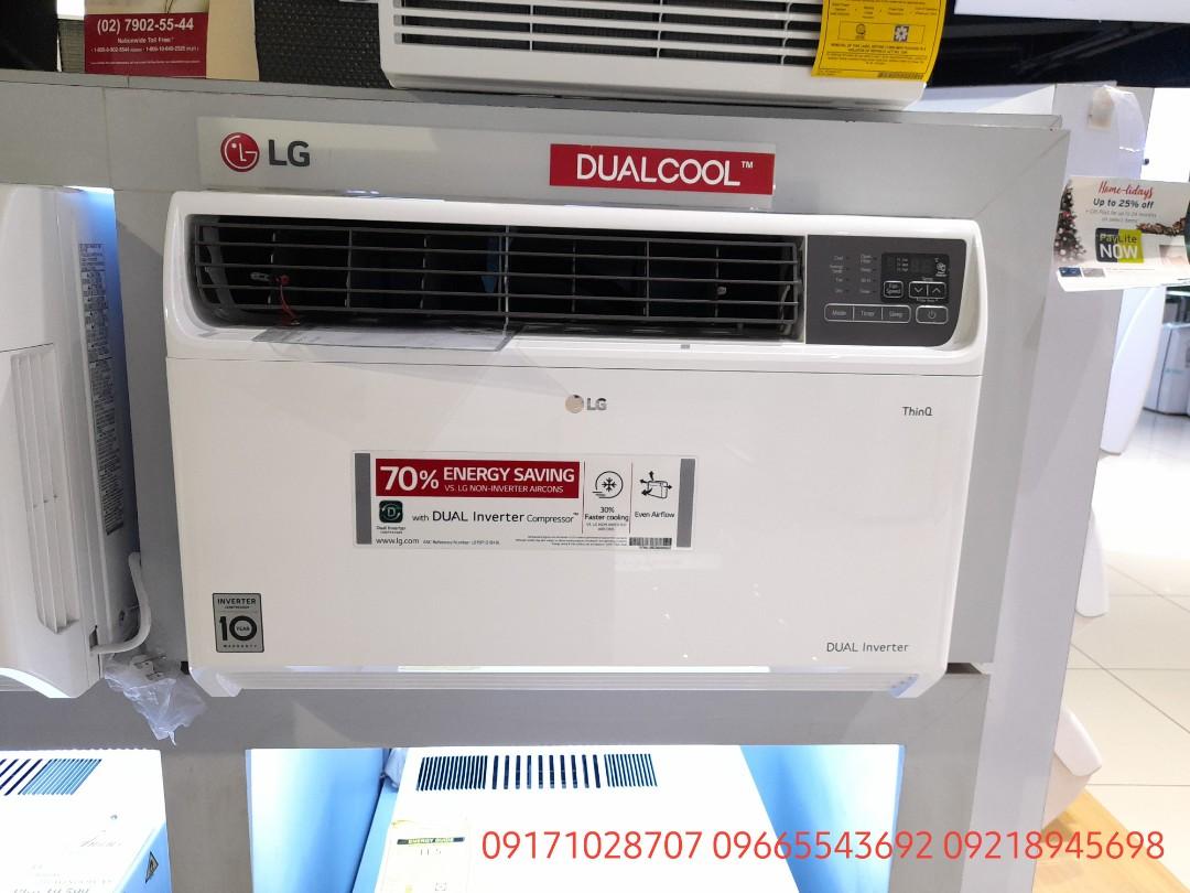 LG Inverter and Non Inverter Window Type Aircon, TV & Home Appliances ...