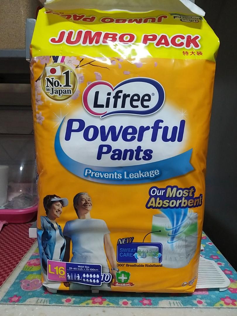 Lifree Adult Diapers L size Jumbo 2 pack, Beauty & Personal Care ...