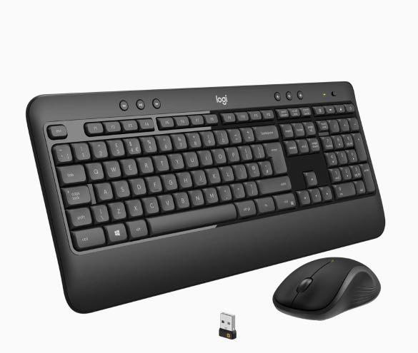 Logitech MK450 wireless keyboard and mouse, Computers & Tech, Parts ...