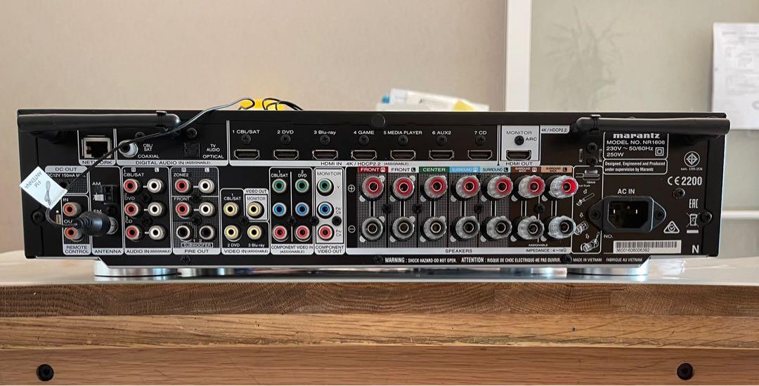 Marantz NR1606 Amplifier, 音響器材, Soundbar、揚聲器、藍牙喇叭、耳擴 - Carousell