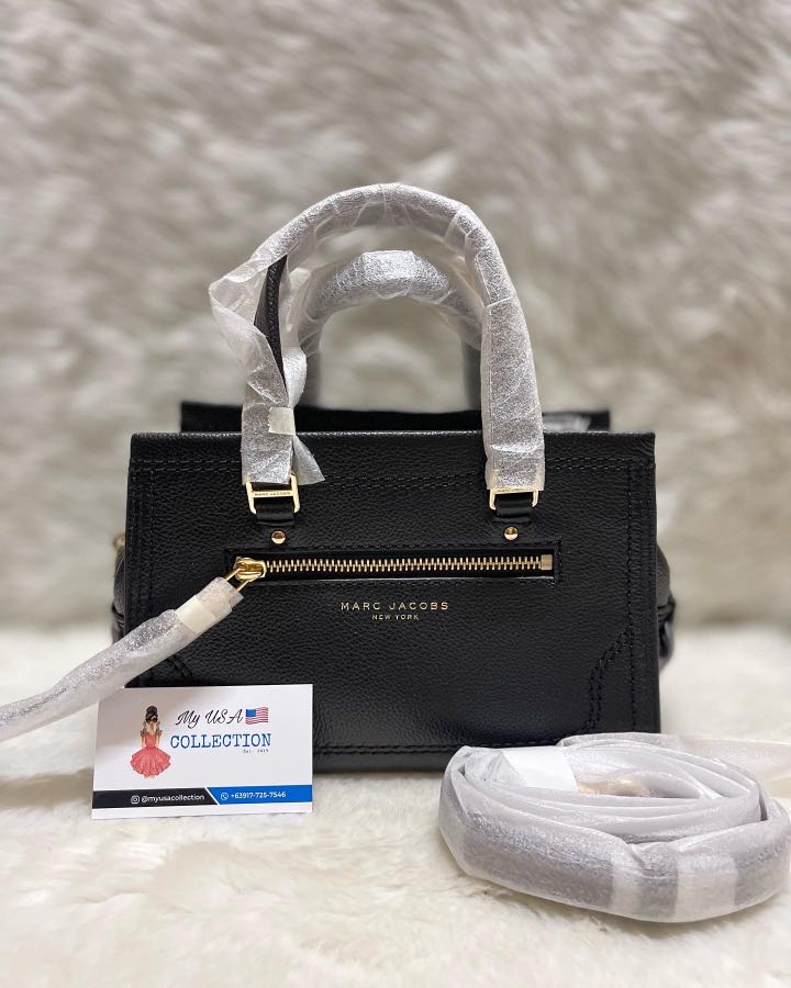 Marc Jacobs Mini Cruiser Leather Satchel in Black, Luxury, Bags ...