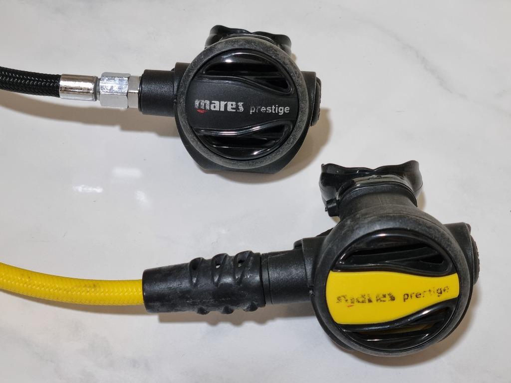 Mares Prestige 12S Regulator & Mares Prestige Octopus, Sports Equipment ...