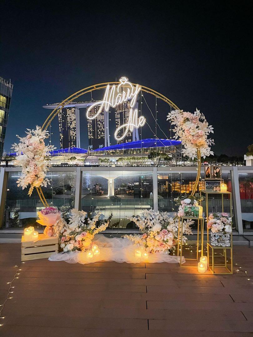 [Set-up] Outdoor Proposal Decor (Suitable for Outdoor & Balcony ...