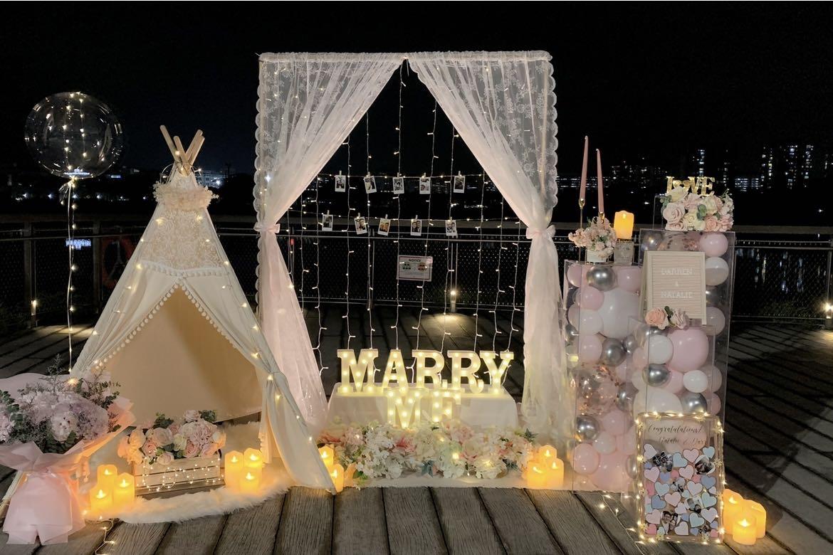 [Set-up] Outdoor Proposal Decor (Suitable for Outdoor & Balcony ...
