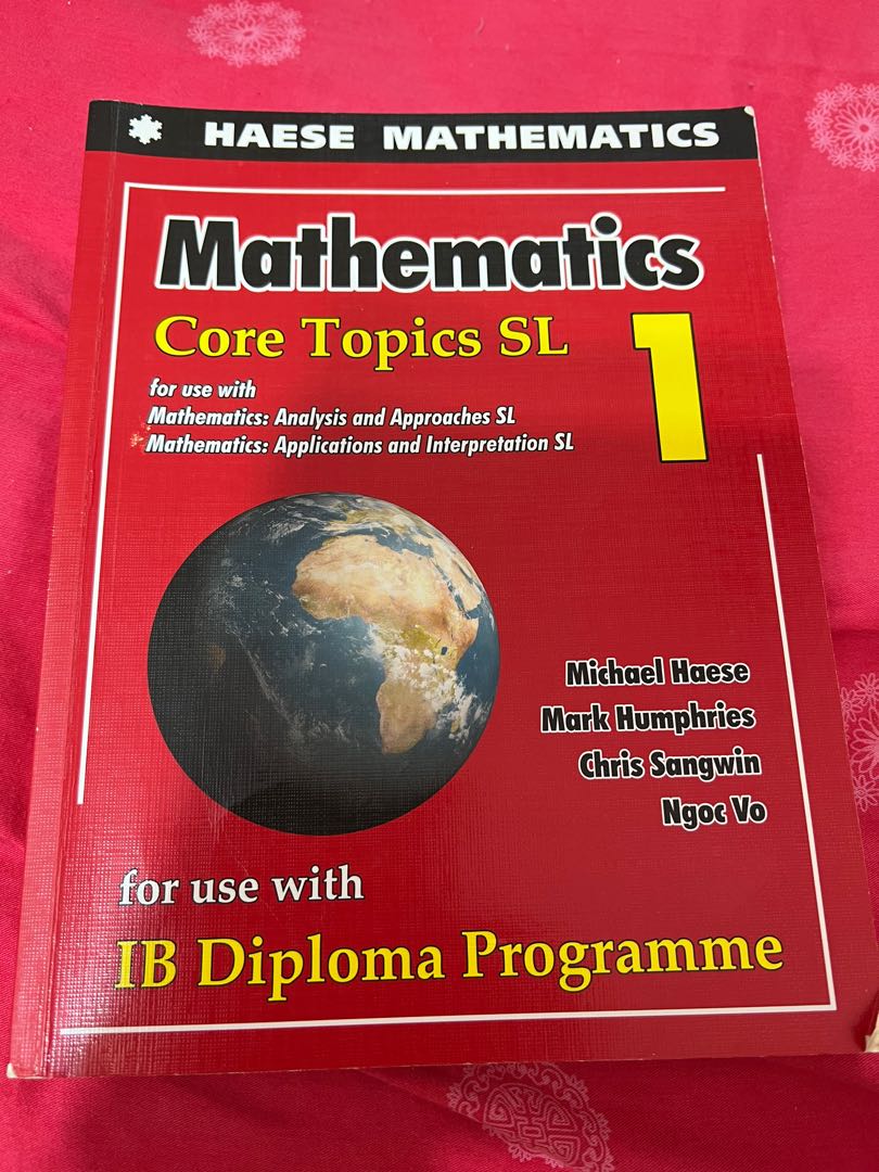 Mathematics core topics SL 1 IBDP Michael hase, 興趣及遊戲, 書本 & 文具, 教科書 ...