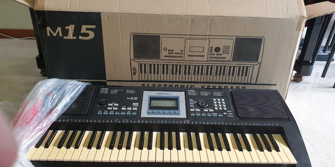 Medeli M15 Keyboard, Hobbies & Toys, Music & Media, Musical Instruments ...