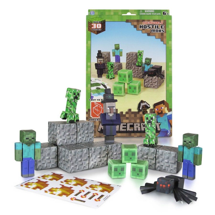 Minecraft Papercraft Set, Hobbies & Toys, Toys & Games on Carousell