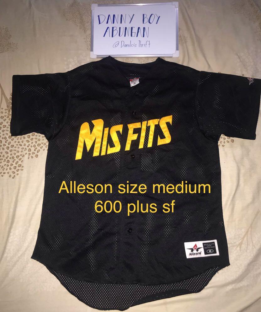 Misfits jersey by Alleson, Men's Fashion, Activewear on Carousell
