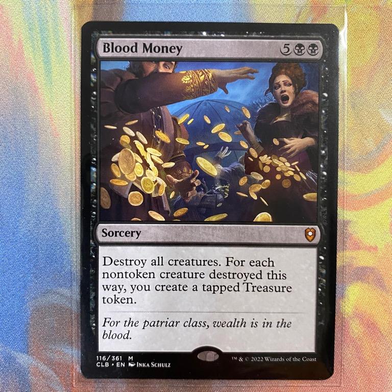 MTG [CLB] #116 Blood Money, Hobbies & Toys, Toys & Games on Carousell