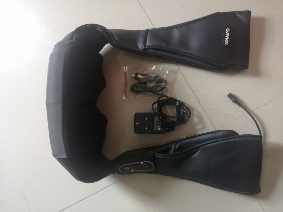 Naipo neck and back massager, Health & Nutrition, Massage Devices on Carousell