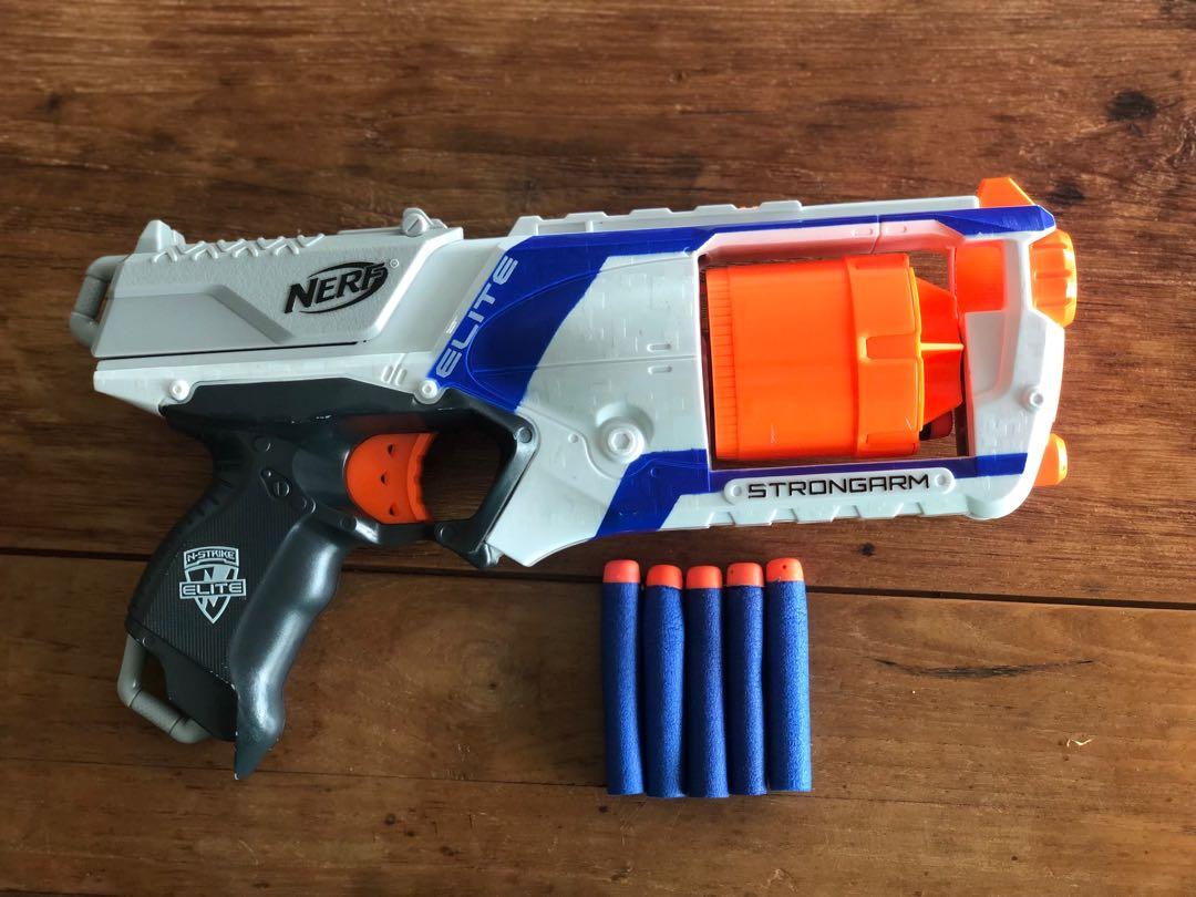 Nerf N-Strike Elite Strongarm Blaster, Hobbies & Toys, Toys & Games on ...