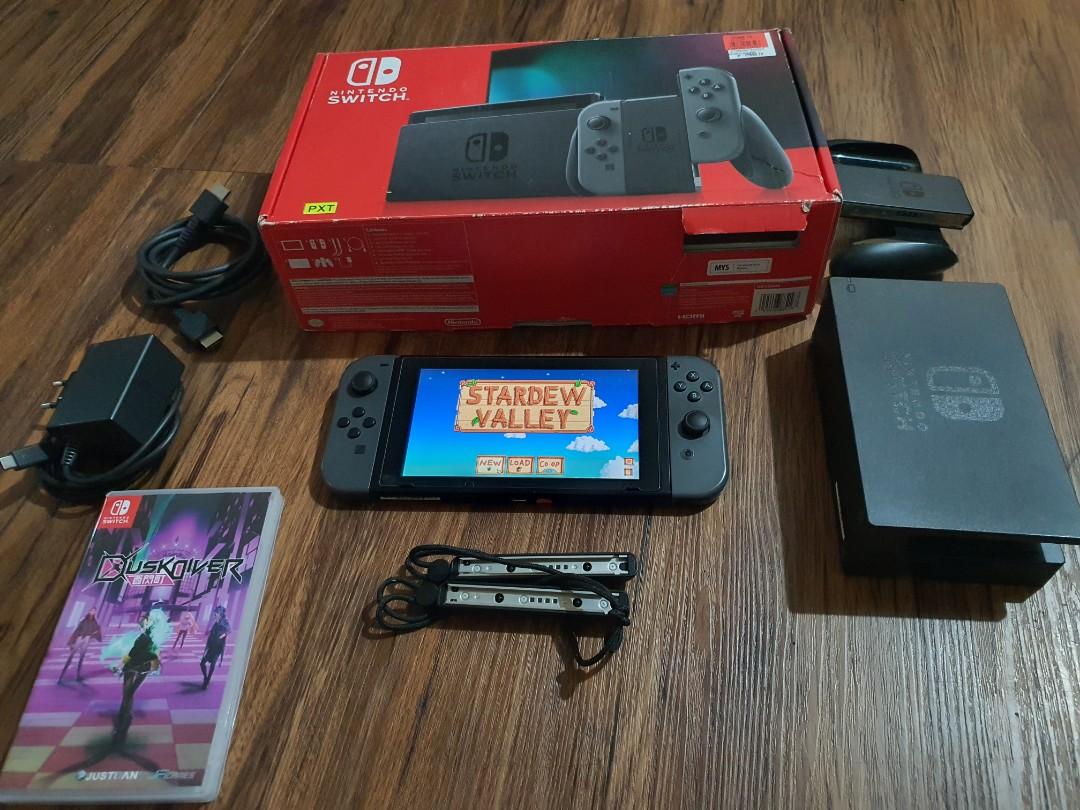 Nintendo switch V2 complete set, Video Gaming, Video Game Consoles ...