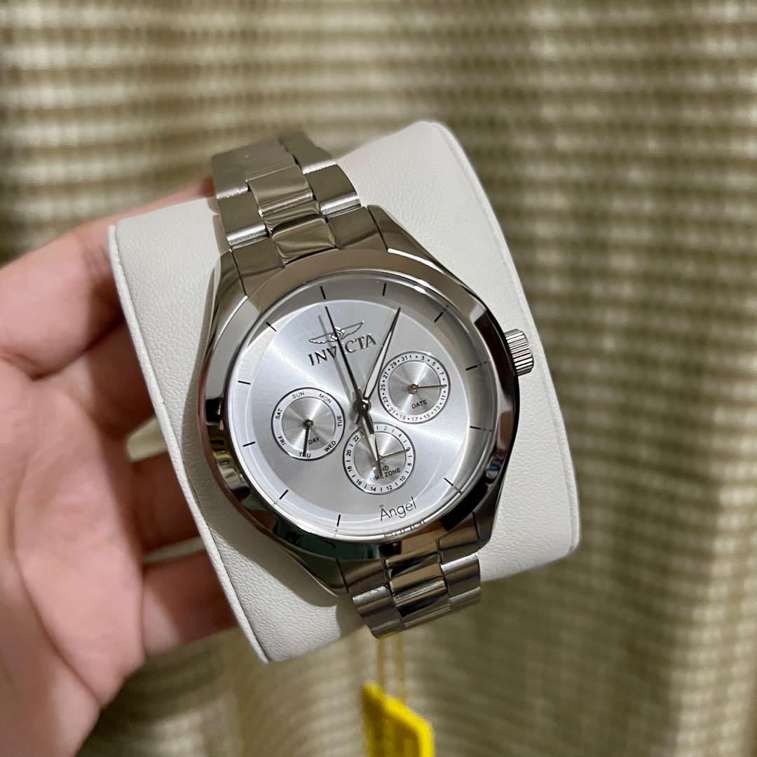 Original Invicta Angel Watch Big Face (Complete), Women's Fashion ...