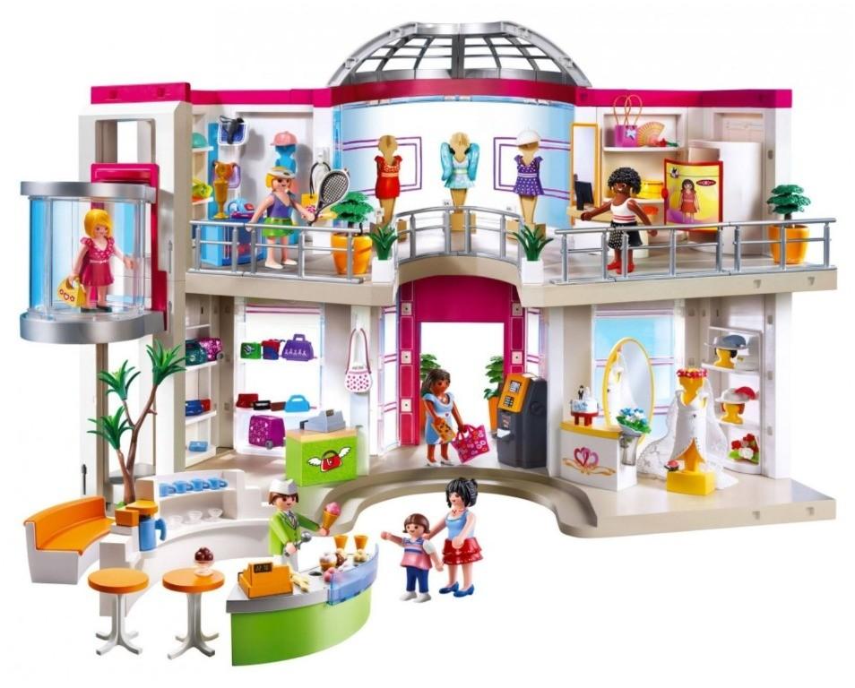 Playmobil shopping mall set, Hobbies & Toys, Toys & Games on Carousell