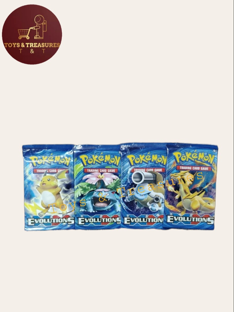 Pokemon evolutions booster pack, Hobbies & Toys, Toys & Games on Carousell