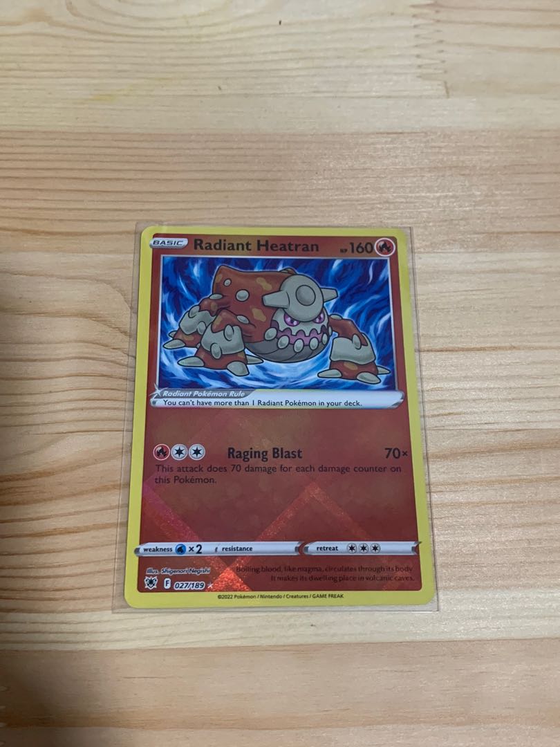 Radiant Heatran #027 - Astral Radiance, Hobbies & Toys, Toys & Games on ...