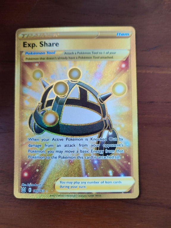 Pokemon TCG - Exp. Share (Chilling Reign 180/163), Hobbies & Toys, Toys ...