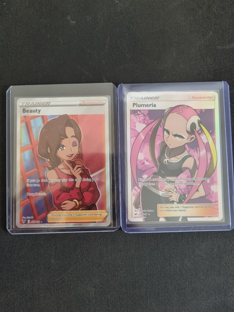 Pokemon TCG Beauty Plumeria Full Art Trainer, Hobbies & Toys, Toys ...