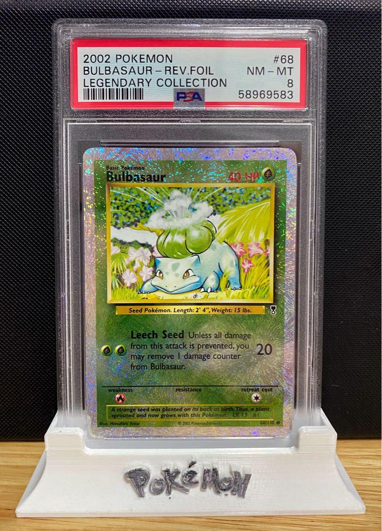 Pokémon legendary Collection Bulbasaur Foil PSA 8, Hobbies & Toys, Toys ...