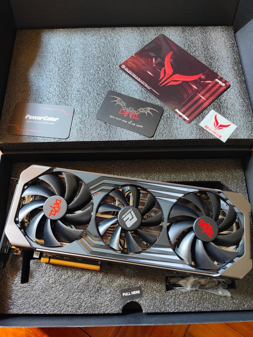 Powercolor 6700XT Red Devil Graphics Card GFX, Computers & Tech, Parts ...
