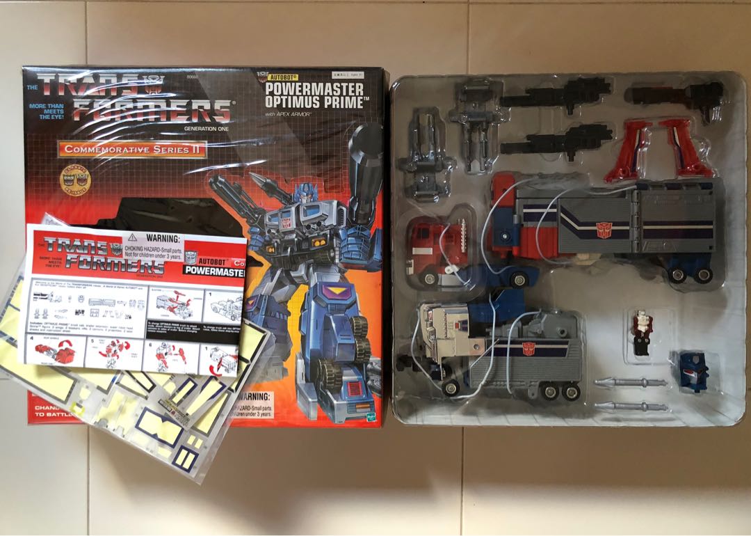 PowerMaster Optimus Prime with Apex Armor G1 Re-Issue Godginrai ...