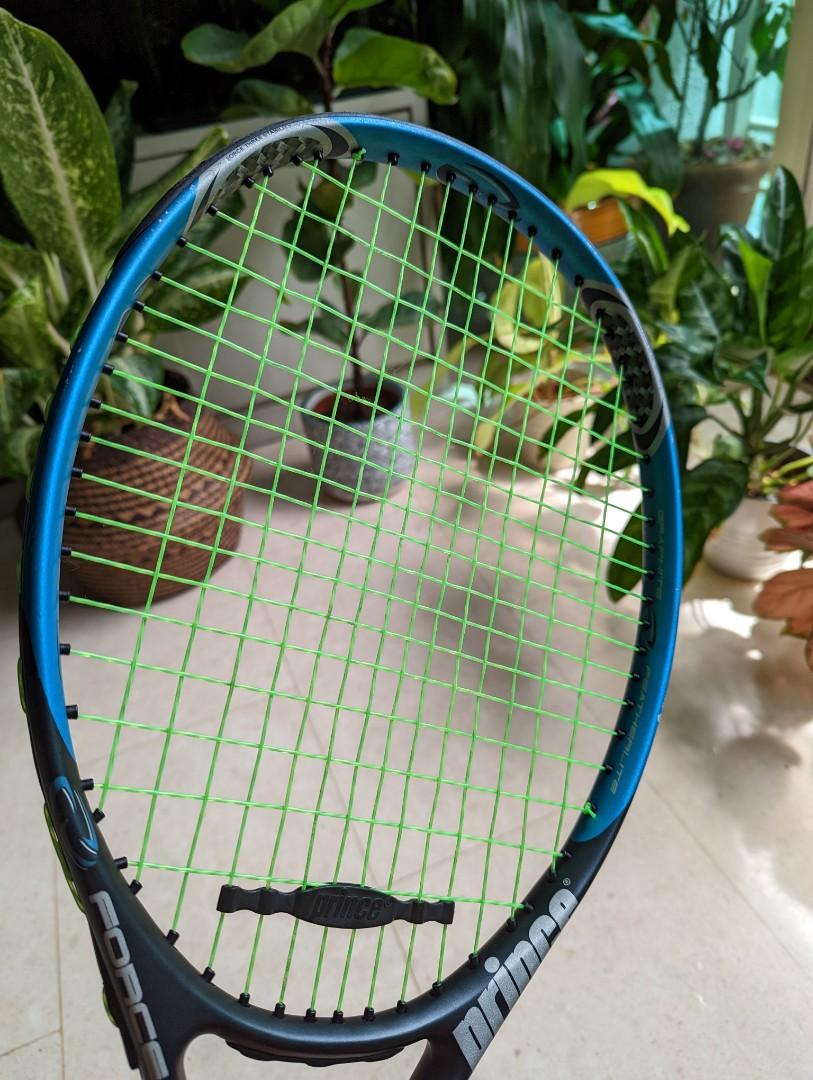 Prince Force 3 Phycon Titanium Mid size Racket, Sports Equipment ...
