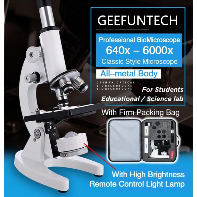 Professional Biological Microscope 640x-6000x all-metal with Romote ...