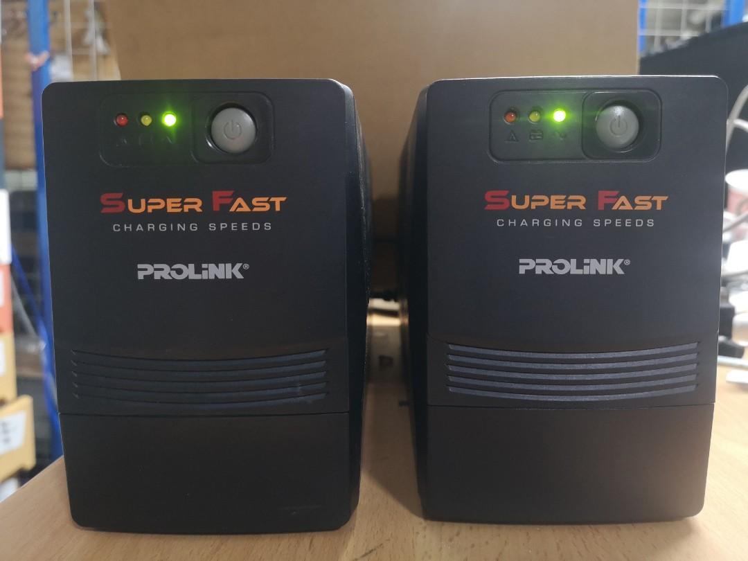 Prolink UPS PRO851SFCU 850VA with AVR+USB, Computers & Tech, Parts ...