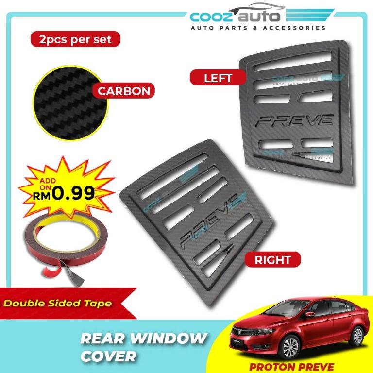 Proton Preve Carbon Rear Side Window Mirror Cover Protector Auto Accessories on Carousell