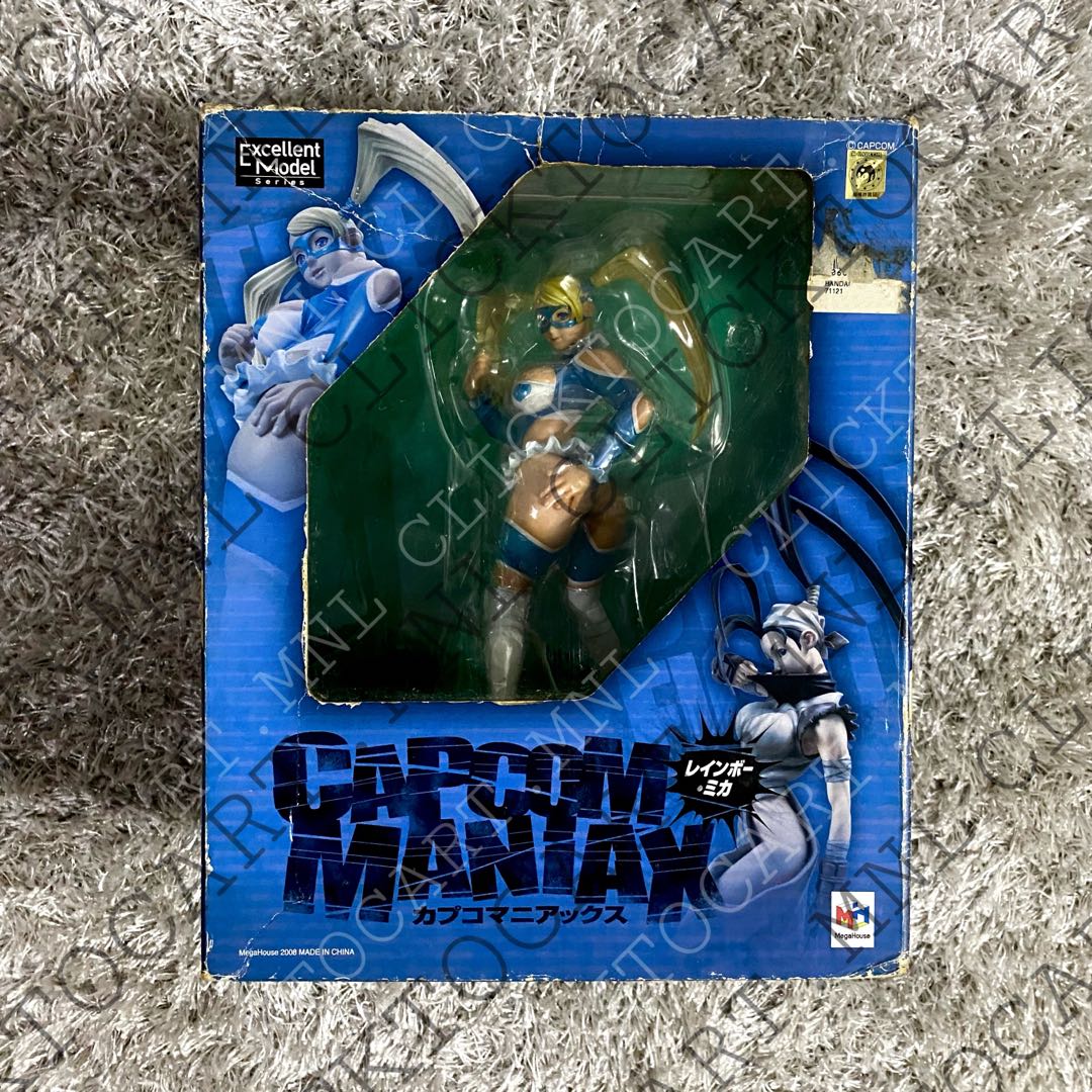 Rainbow Mika Figure Capcom Maniax Street Fighter Statue MegaHouse 2008 ...