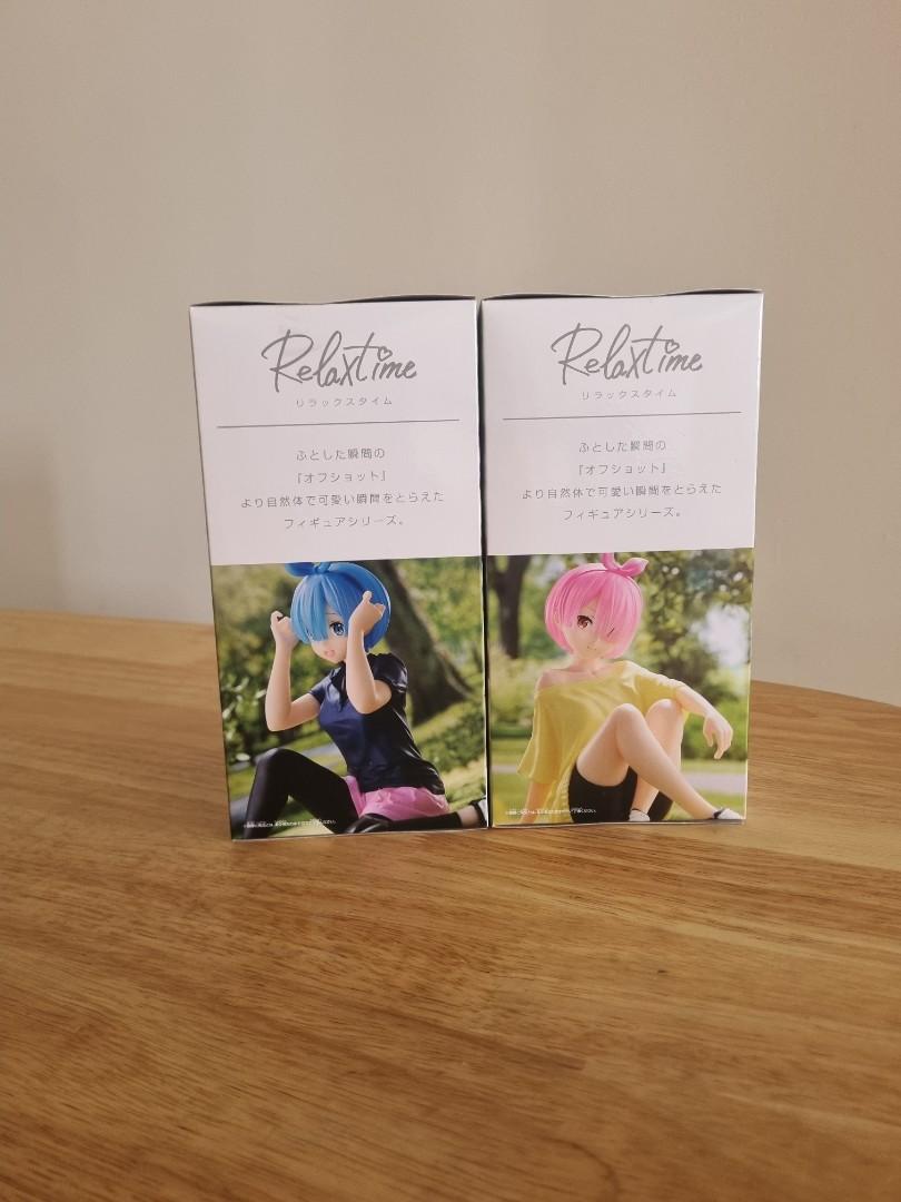 Re:Zero relax time - Rem & Ram training ver, Hobbies & Toys, Toys ...