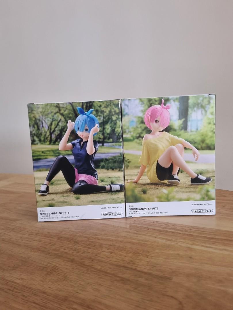Re:Zero relax time - Rem & Ram training ver, Hobbies & Toys, Toys ...