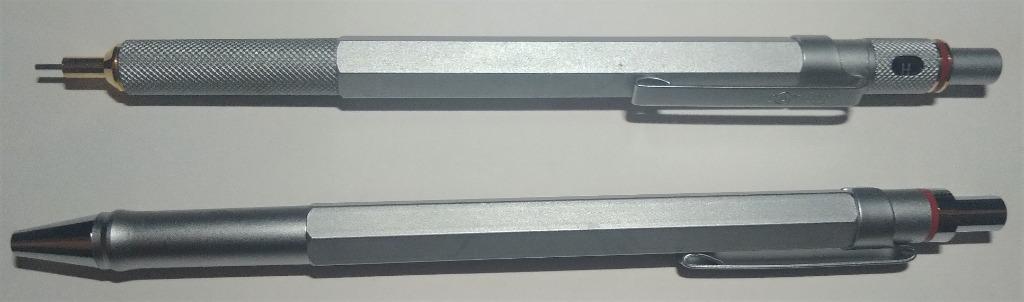 Rotring 600 Silver Twist Mechanical Pencil, 0.5 & Rotring Newton ...