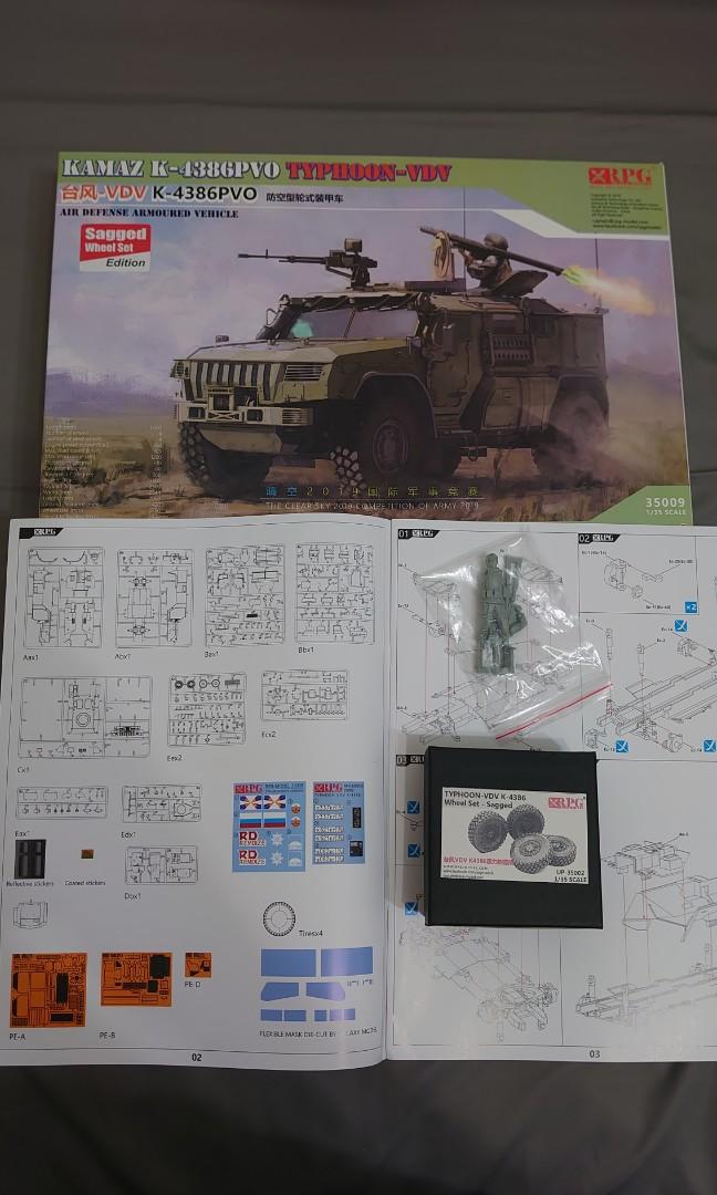 RPG Model 1/35 KAMAZ K-4386PVO TYPHOON-VDV,RUSSIAN URAL 63095 Model ...