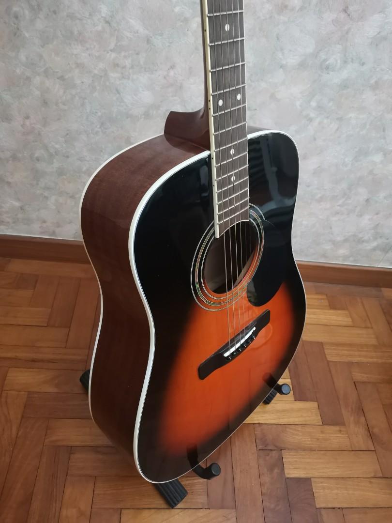 Samick Greg Bennett GD-100 VS Acoustic Guitar, Hobbies & Toys, Music & Media, Musical ...
