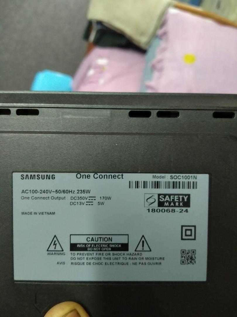 Samsung one connect box cable, TV & Home Appliances, TV & Entertainment ...