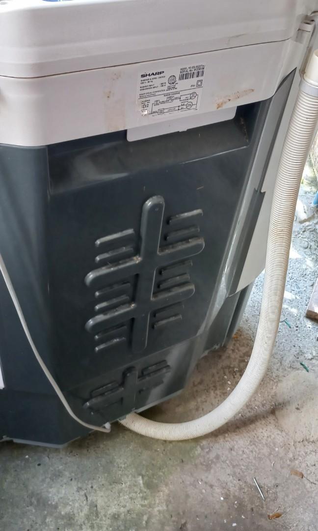 Sharp giga wash twintub 9.5kg, TV & Home Appliances, Washing Machines ...