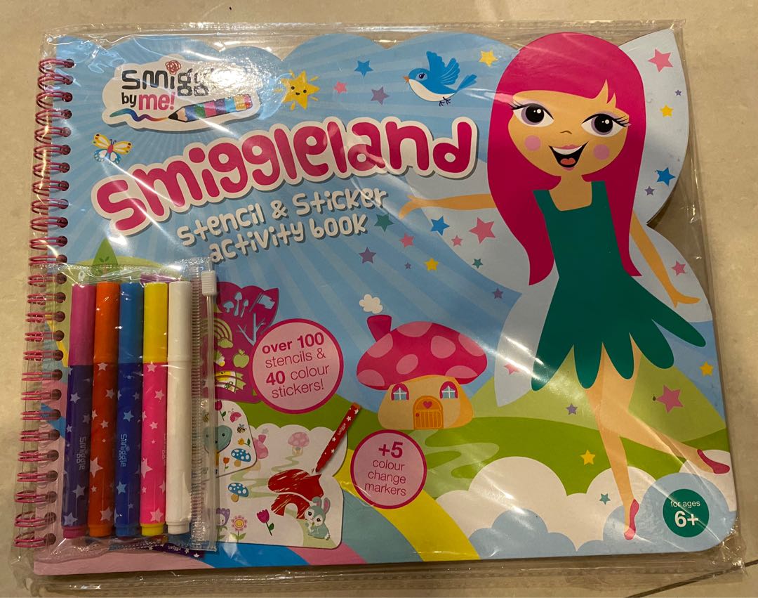 Smiggle colouring Book, Hobbies & Toys, Stationery & Craft, Stationery ...