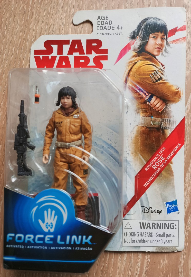 Star Wars Rose Tico Disney Hasbro Force Link action figure, Hobbies ...