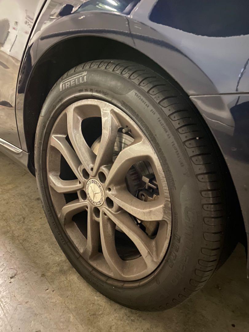 Stock Mercedes C Class W205 17 Inch Rims with Tyres, Car Accessories ...