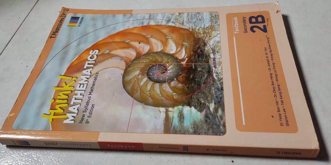 Think! Mathematics Textbook 2B Secondary New Syllabus Mathematics 8th ...