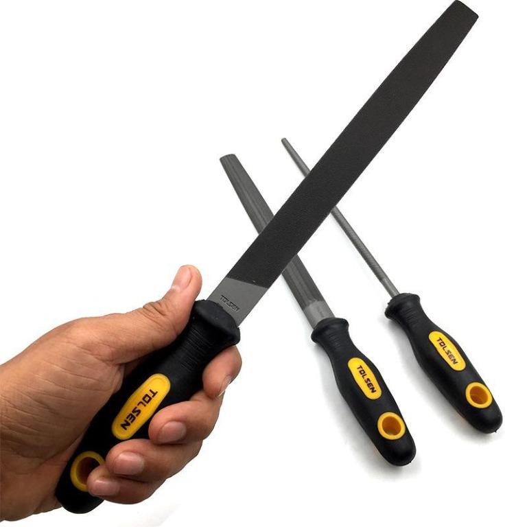 Tolsen 3pcs Steel File Set 32033 / Finishing & Gardening Tools ...