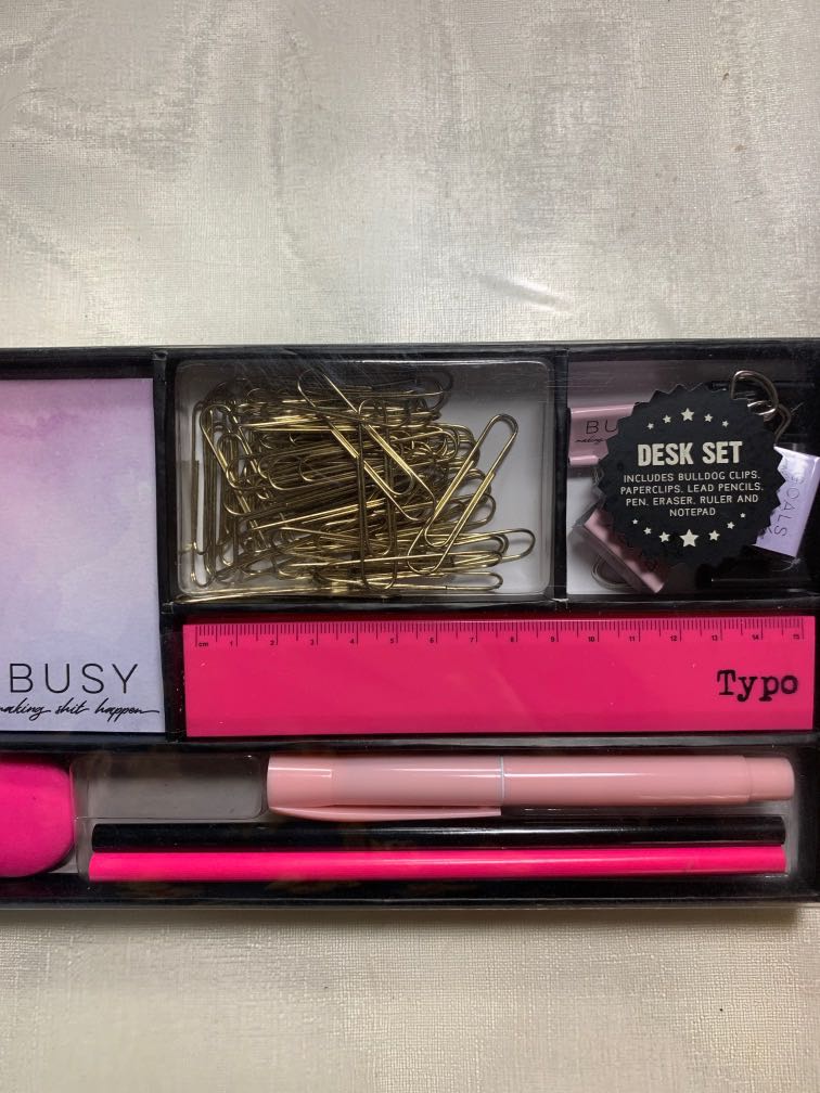 Typo Stationary Set, Hobbies & Toys, Stationery & Craft, Stationery ...