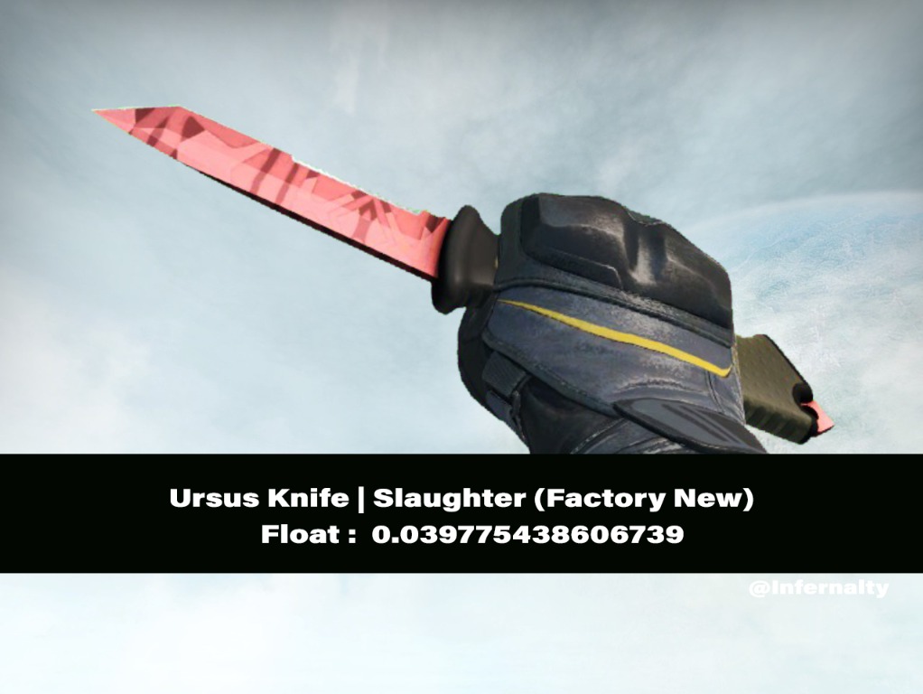 Ursus Knife Slaughter FN CSGO SKINS KNIVES, Video Gaming, Gaming ...
