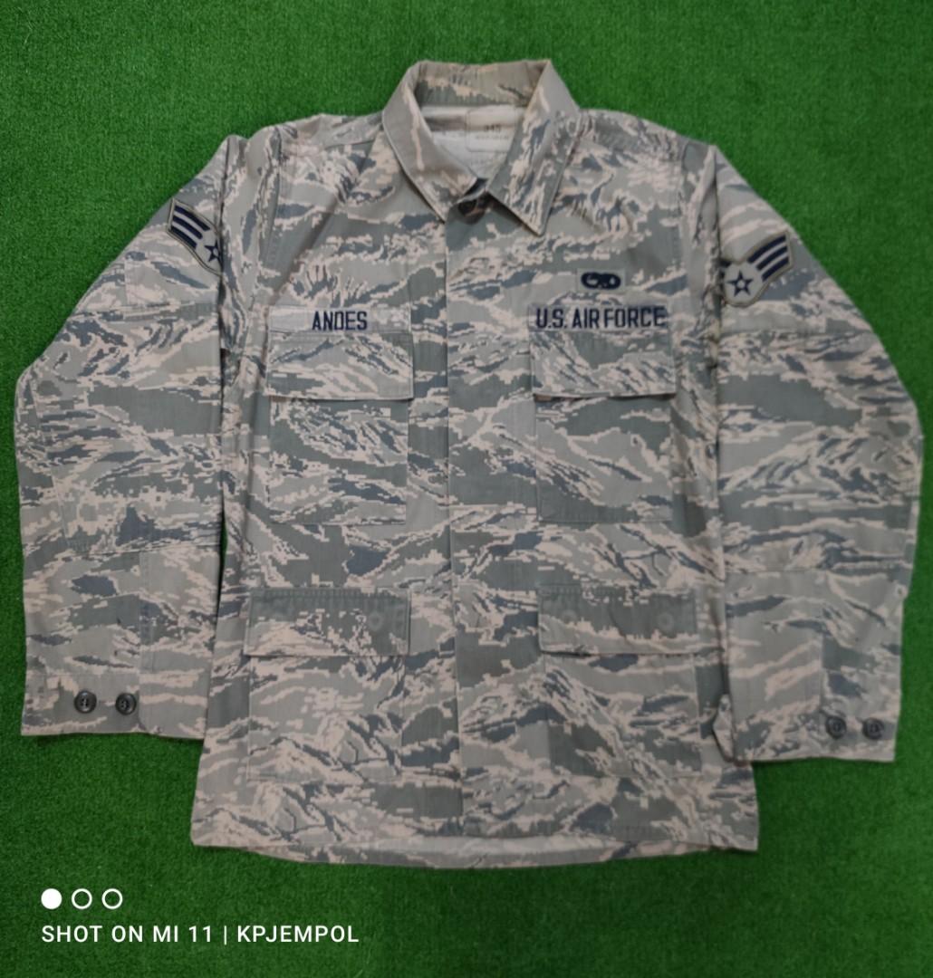 US AIR FORCE ACU Digital Camo COAT/UNIFORM (Military Issue), Men's ...