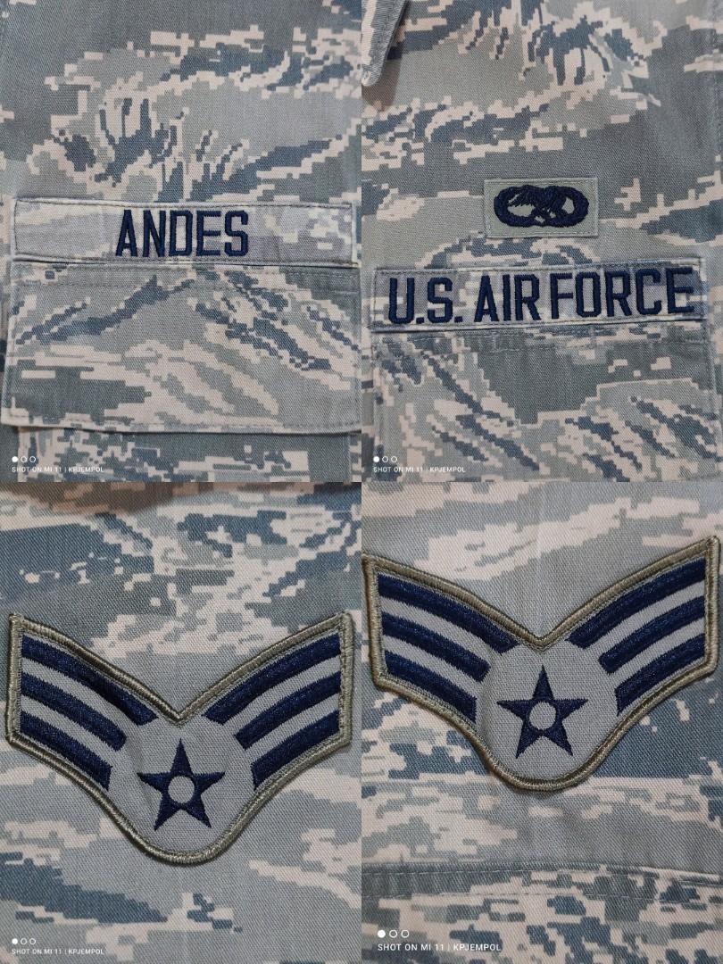 US AIR FORCE ACU Digital Camo COAT/UNIFORM (Military Issue), Men's ...