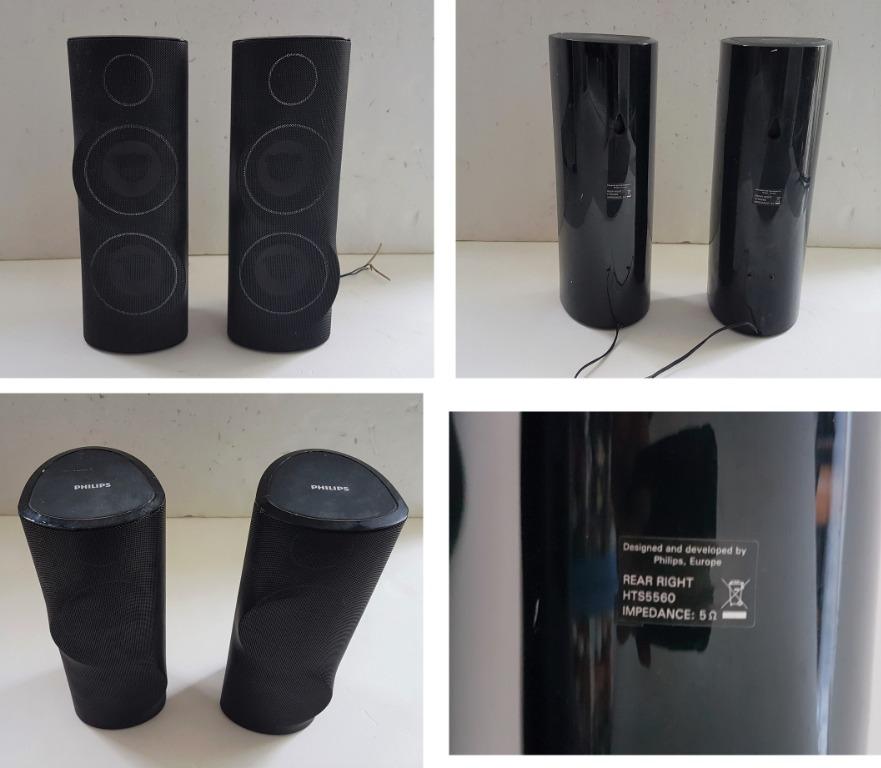 Versatile Philips 3-Way Speaker System, HTS5560, 2 Philips Tower ...