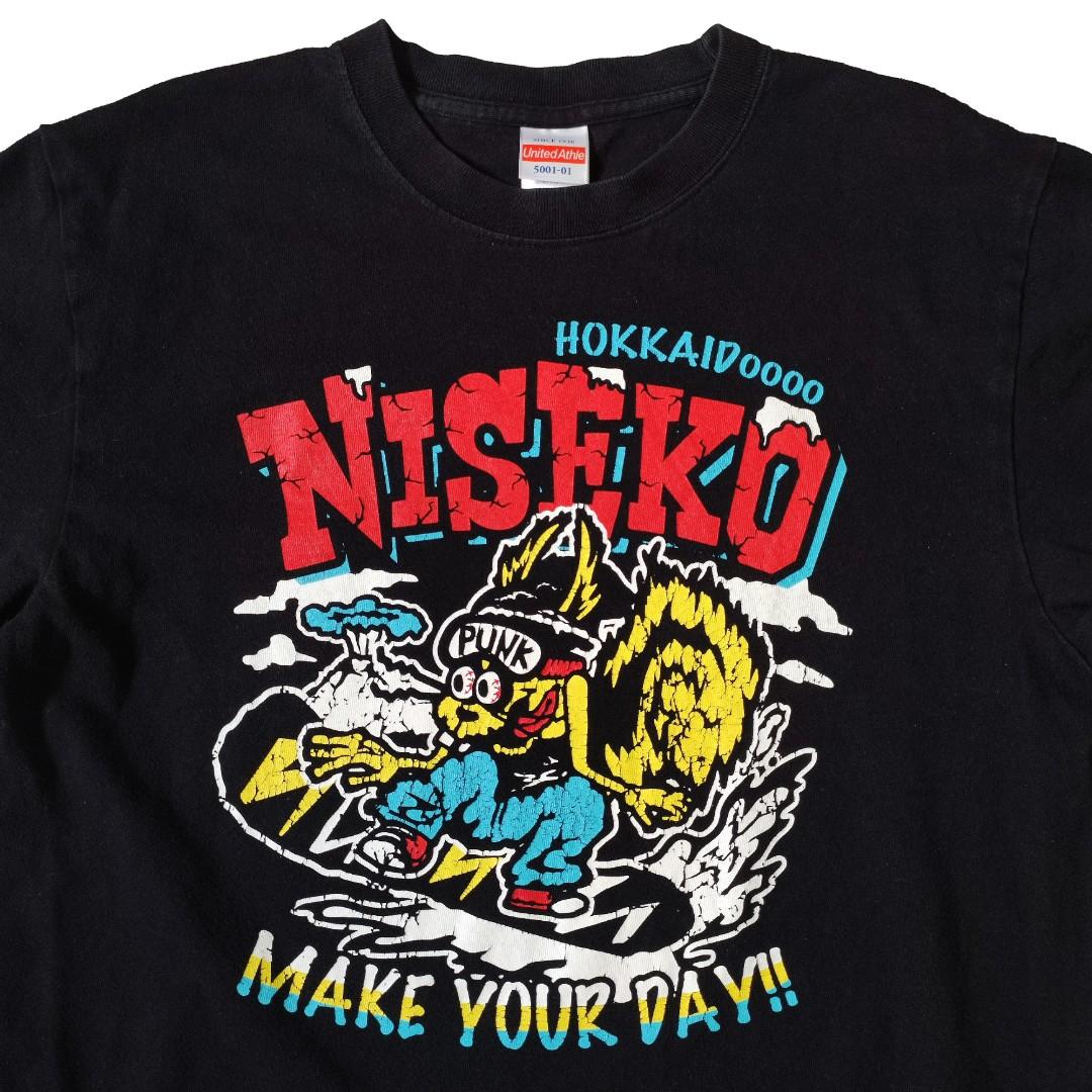 Vintage Hokkaido Niseko Japan Souvenir Tee Shirt, Men's Fashion, Tops ...