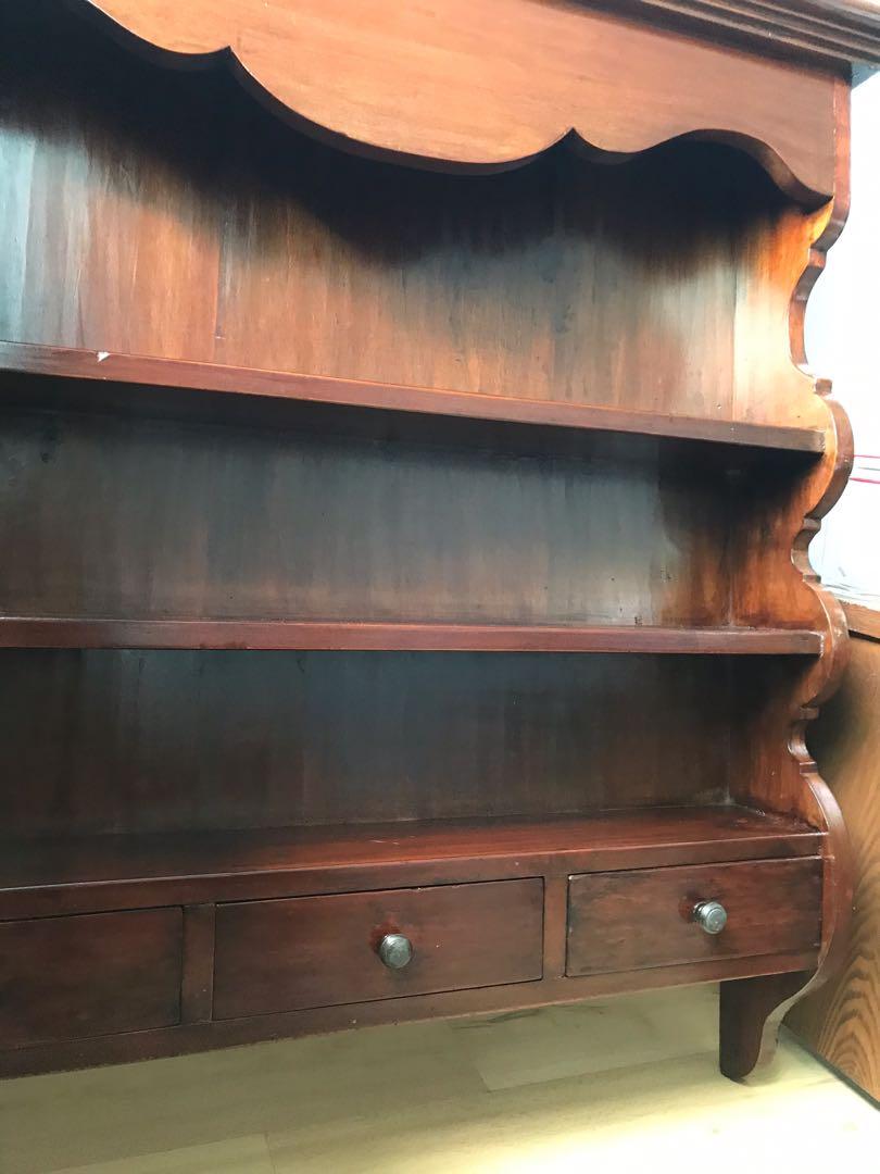 Vintage Wooden Wall Display Rack, Furniture & Home Living, Furniture ...